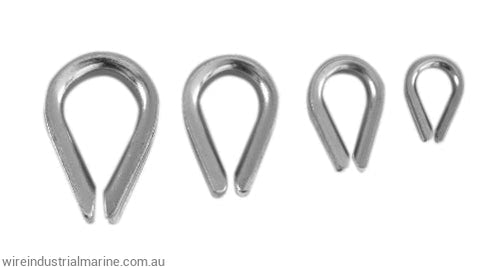 4mm Stainless steel thimble – Wire Industrial & Marine