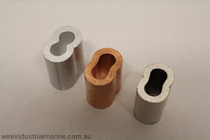 8mm 5/16" copper hand swage – Wire Industrial & Marine