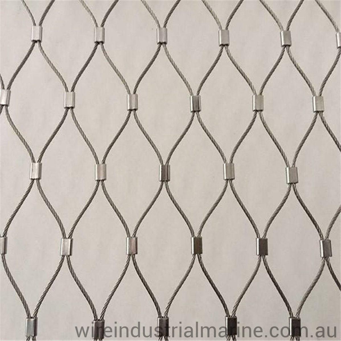2mm Stainless Steel Cable Mesh | Wire Industrial & Marine – Wire ...