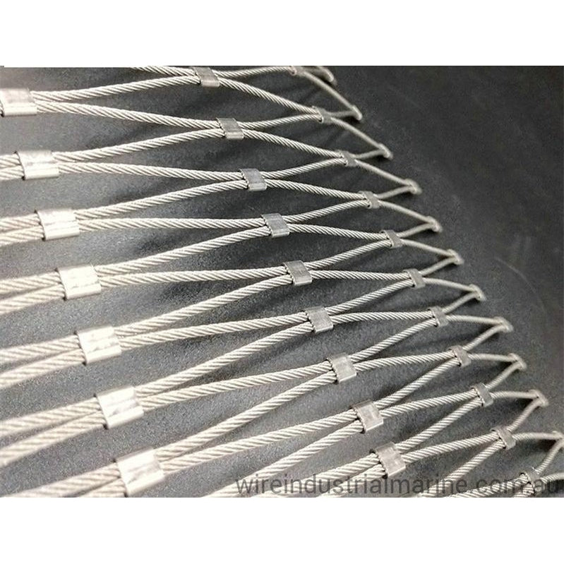 2mm Stainless Steel Cable Mesh | Wire Industrial & Marine – Wire ...